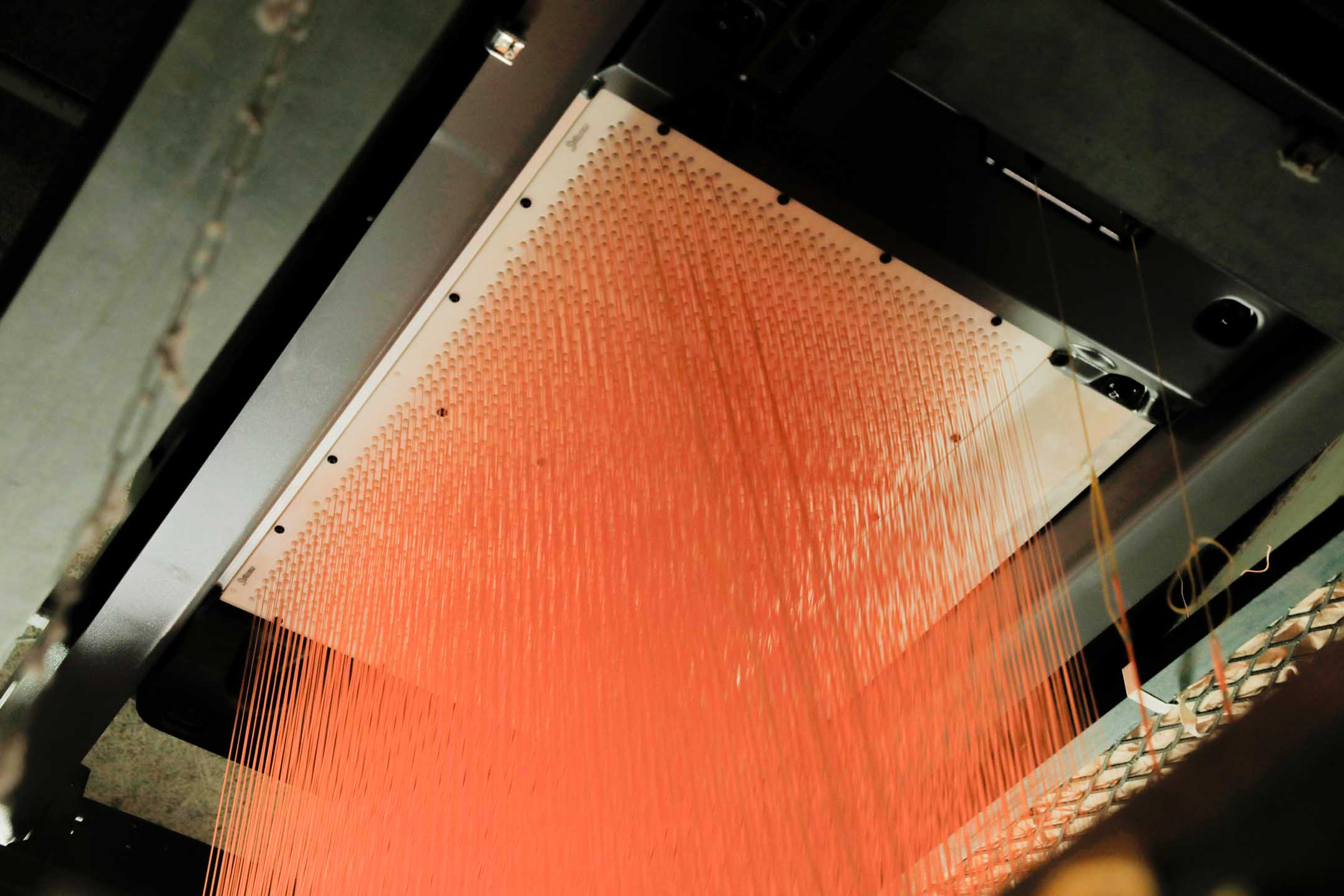 Jacquard Card Setup (Upper Loom Section)