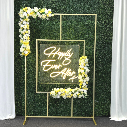 Affordable DIY Pool Noodle Floral Backdrop– CV Linens