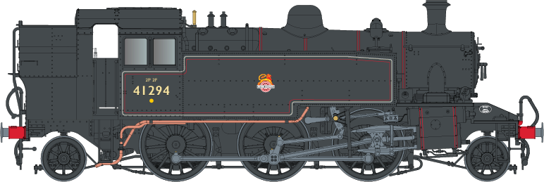 O Gauge LMS Ivatt Class 2 2-6-2T Artwork Update– Dapol