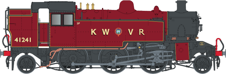 O Gauge LMS Ivatt Class 2 2-6-2T Artwork Update– Dapol