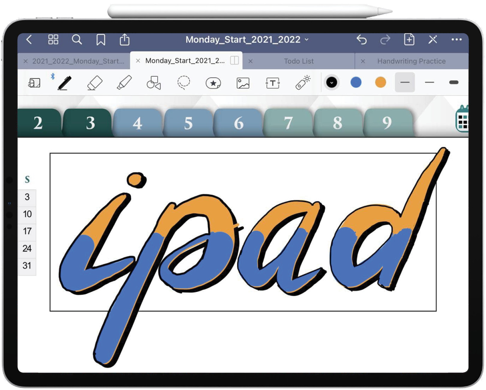 How To Do Calligraphy On GoodNotes Like In Procreate IPad Planner