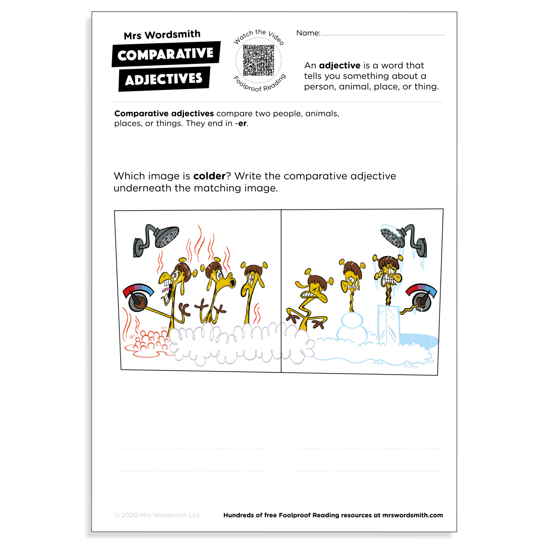 Comparative adjectives