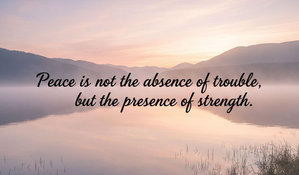 Wishing You Peace and Strength for Difficult Times | Journal