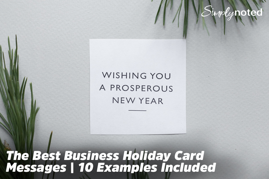 The Best Business Holiday Card Messages 10 Examples SimplyNoted